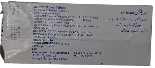 Orelox - Meds Archive