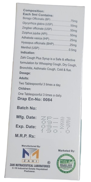 Zahi Cough Plus - Meds Archive